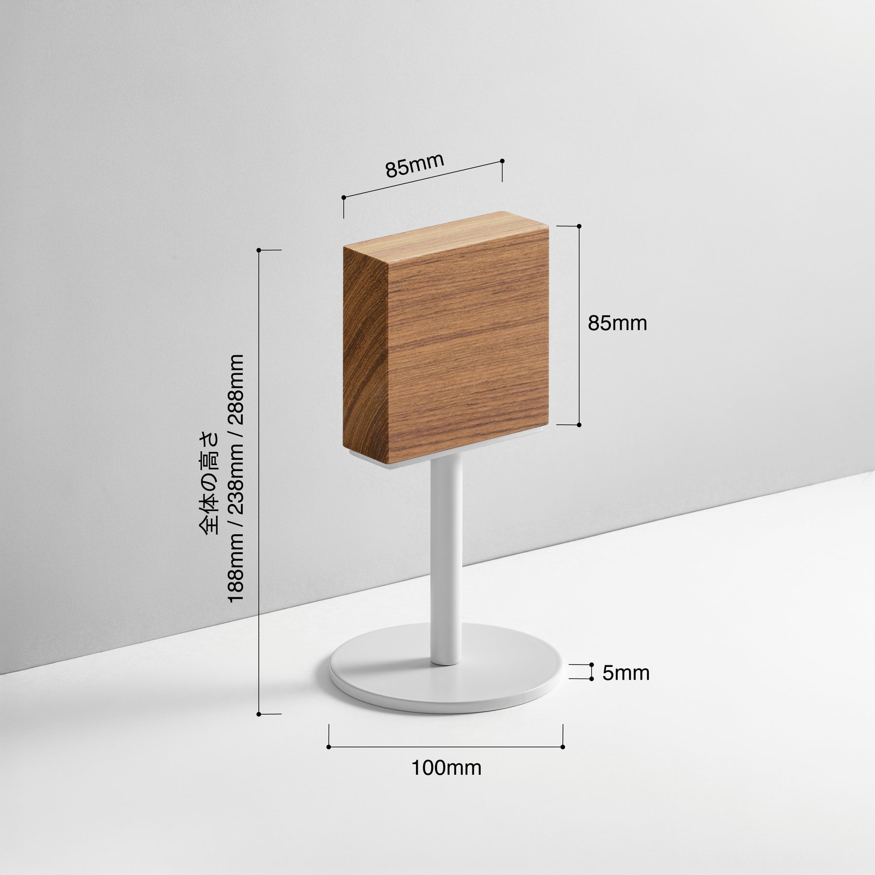 TABLE POLE ブロックサイン- BLACK