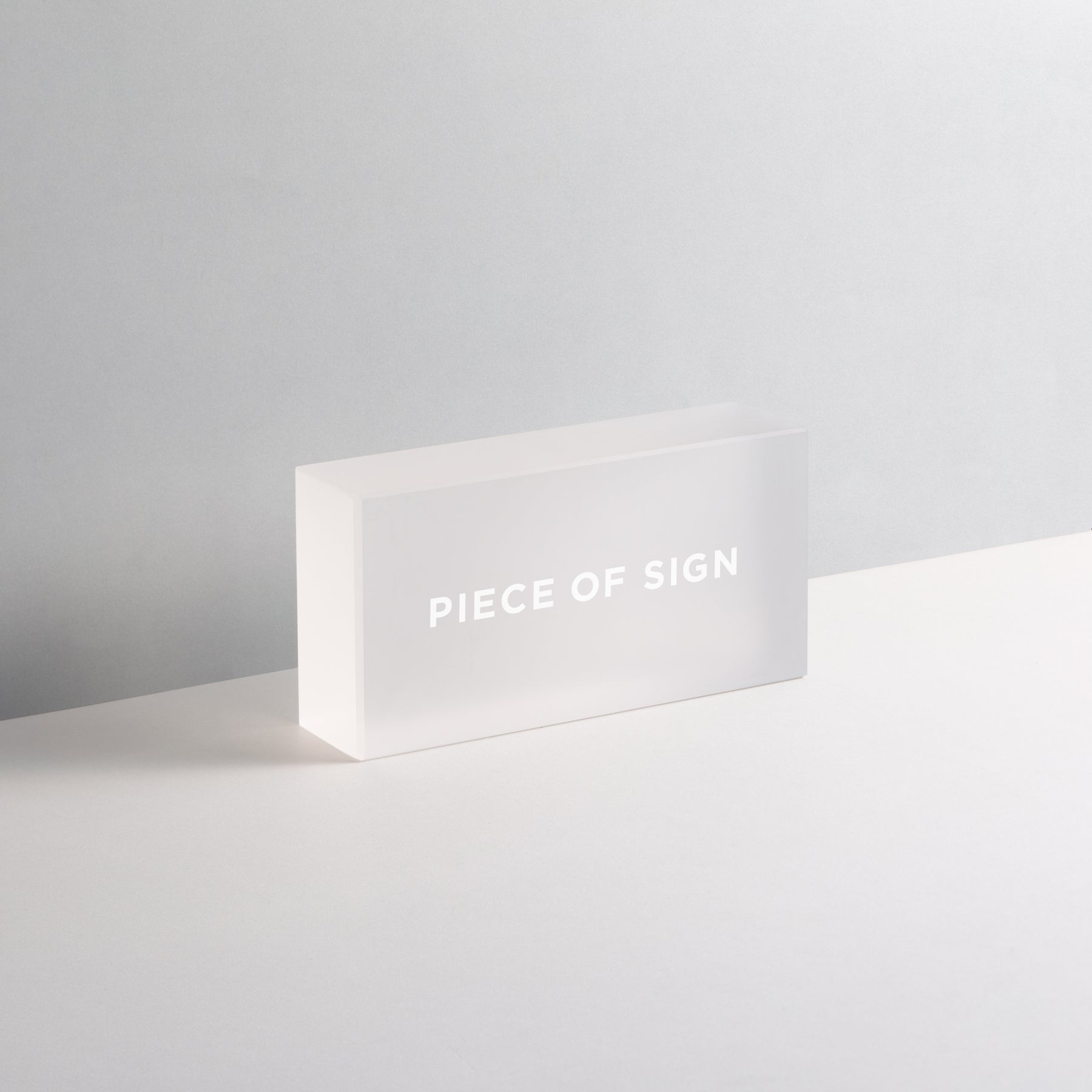 GLASS BLOCK サイン